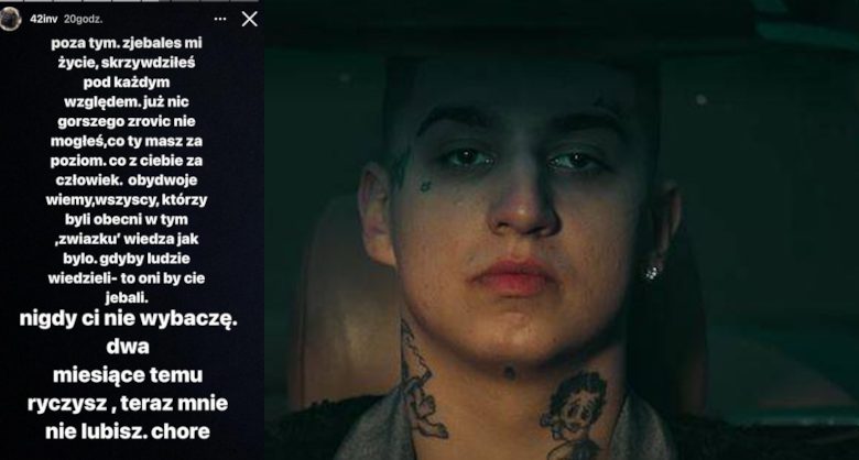 Raper Sobel obrażał ze sceny byłą partnerkę. A wcześniej ją zdradził ...